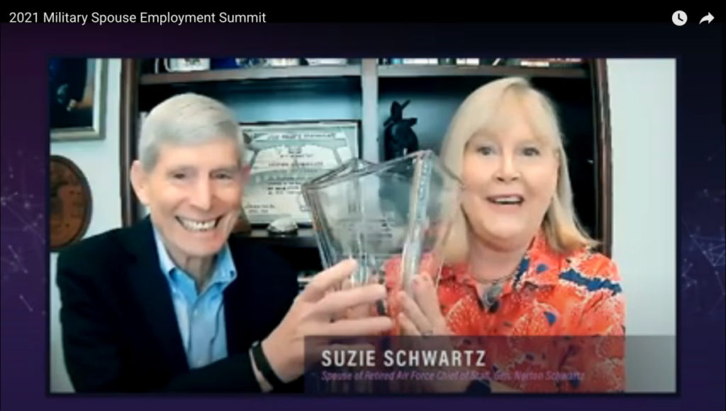 Hiring Our Heroes Recognizes Suzie Schwartz with Lifetime Award
